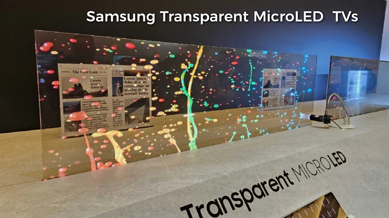 Samsung’s new Transparent MICRO LED Display blurs boundaries between content and reality - Eye ...