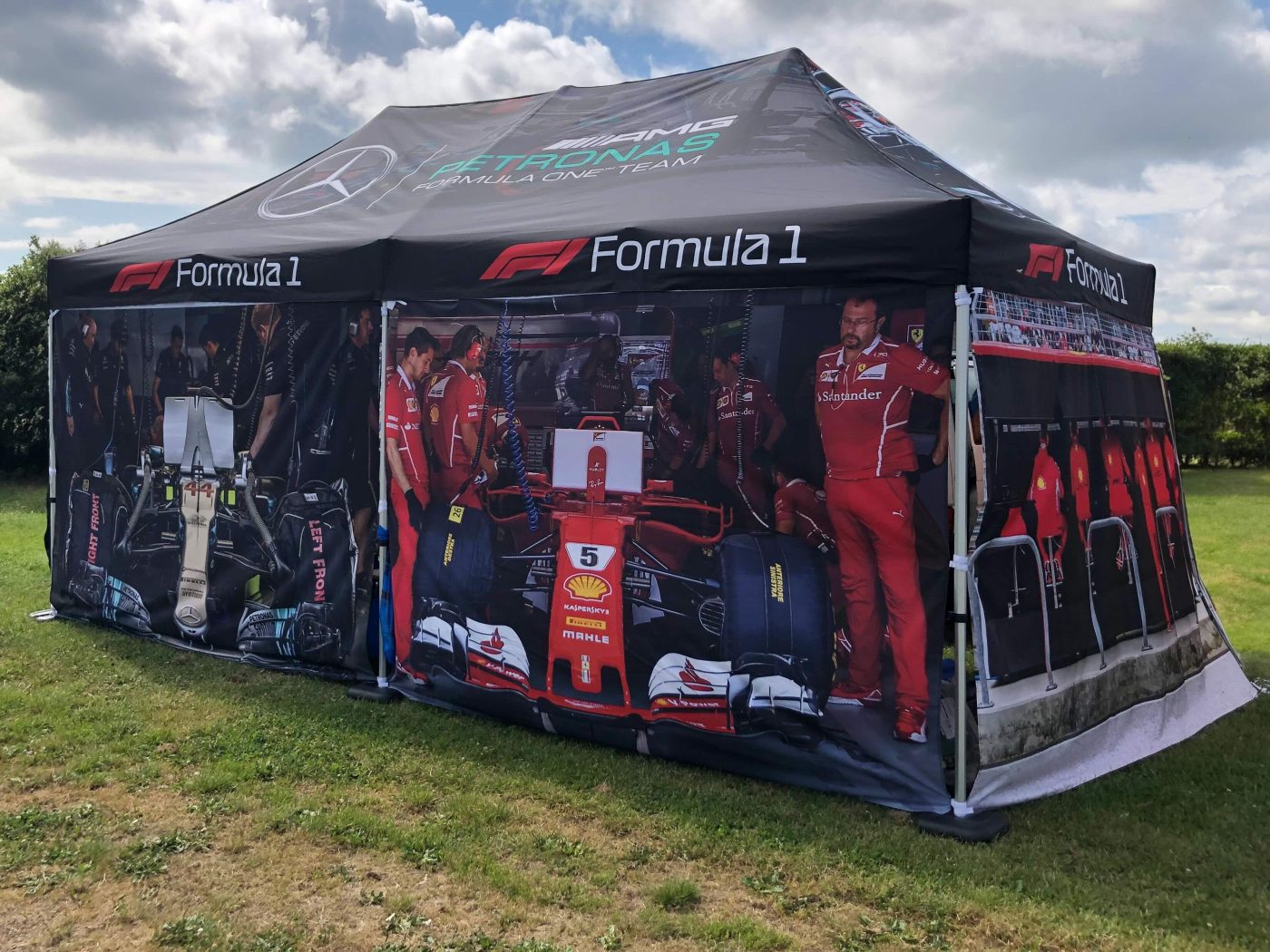 UFABRIK Water & Airtight Tent Textile for British F1 Grand Prix - Eye ...