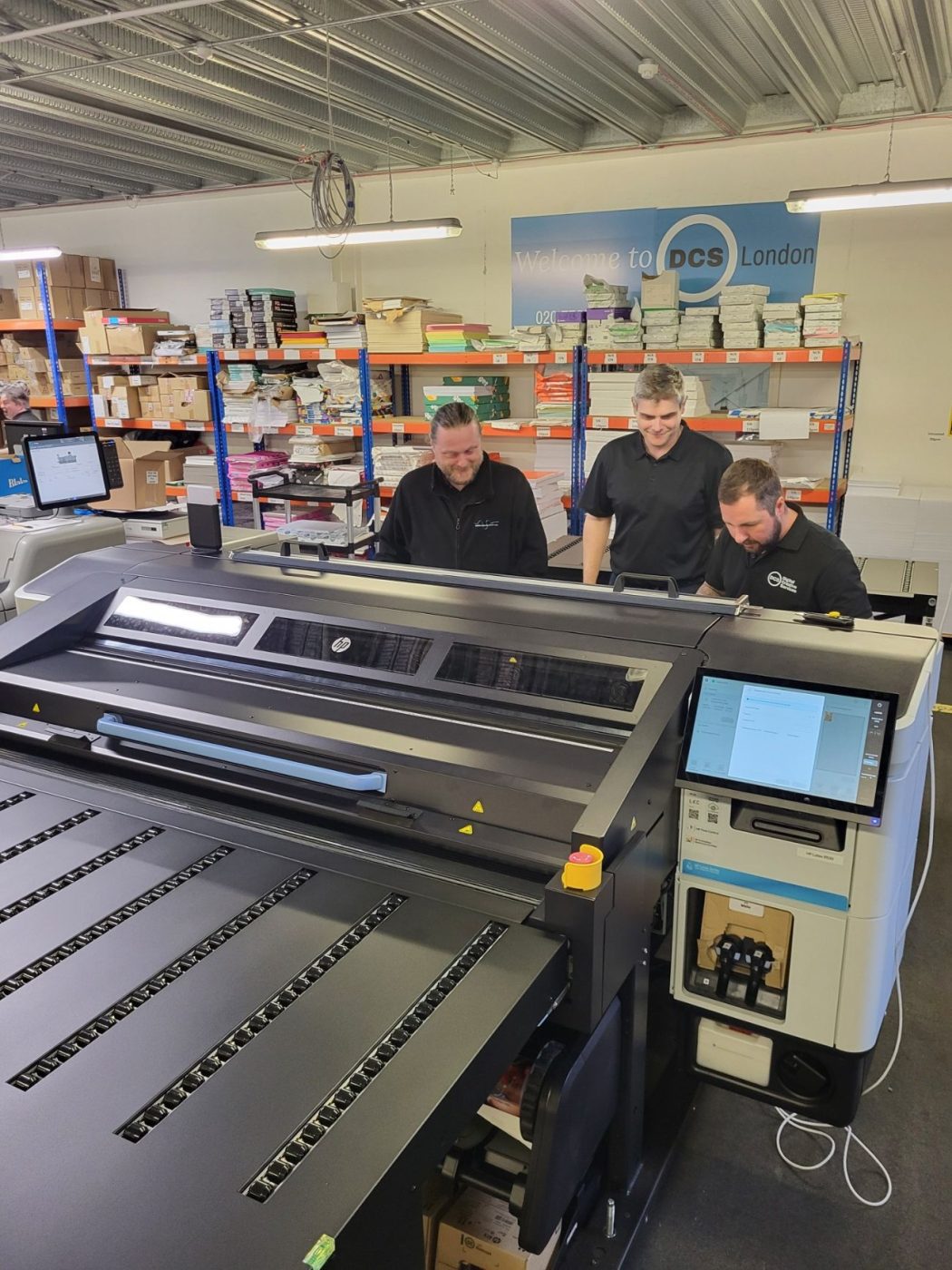 DCS installs UK’s first HP Latex R530W printer - Eye on Display