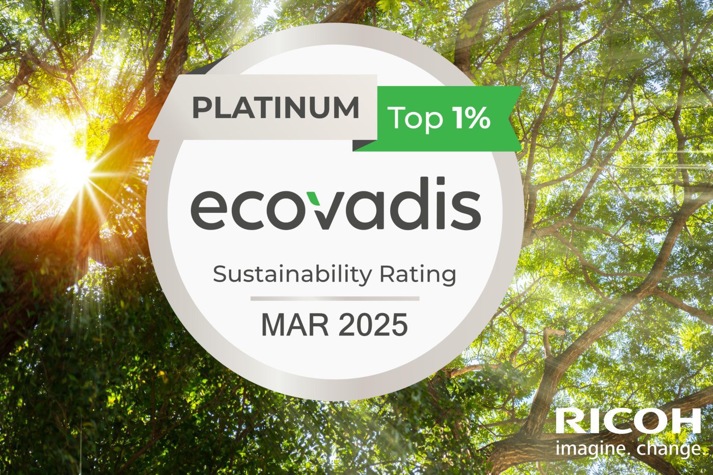 Ricoh awarded EcoVadis Platinum Rating - Eye on Display